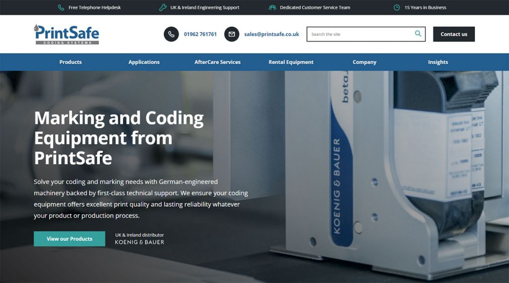 Printsafe WordPress rebuild